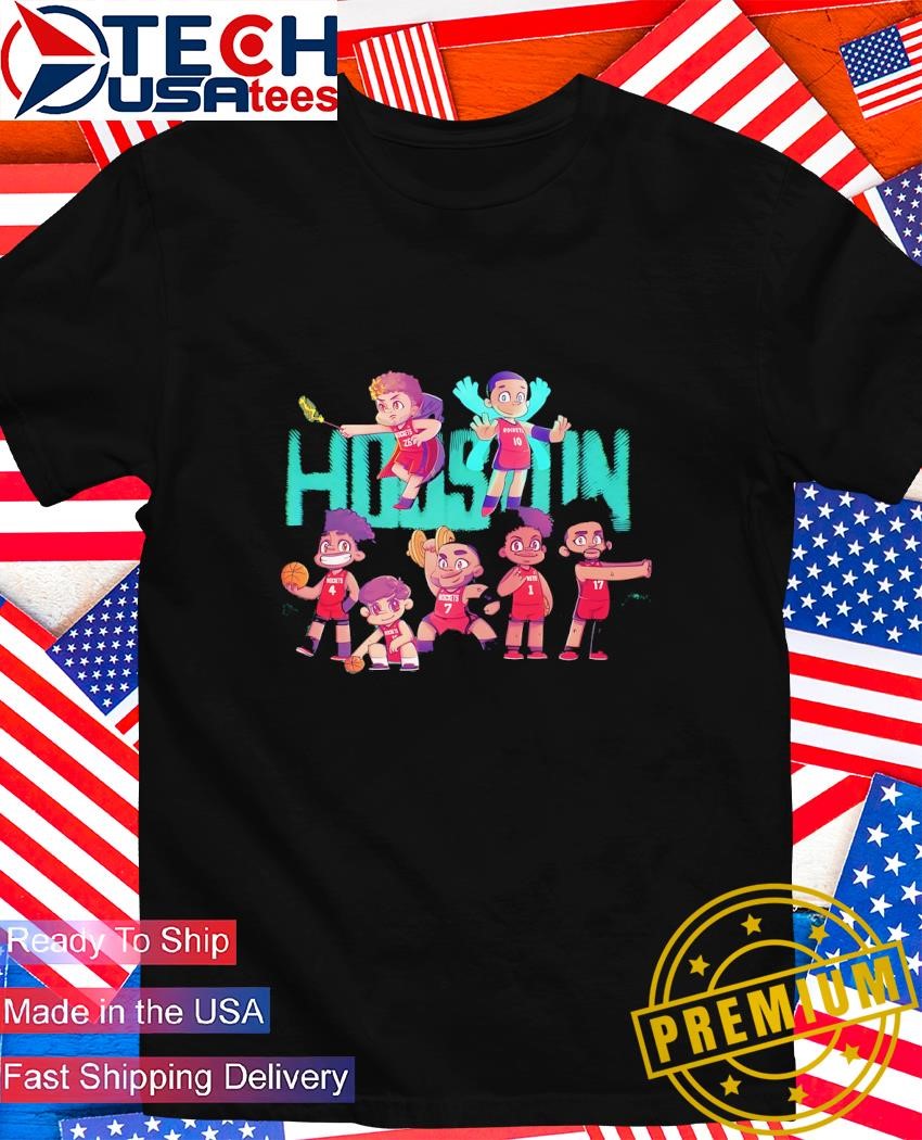 Houston Rockets Team Rocket cartoon shirt, hoodie, sweater, long sleeve ...