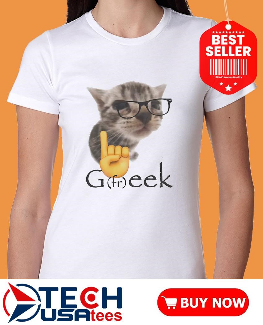 Geeky Cat Meme Geek Cat Meme Shirt, Hoodie, Sweater, Long Sleeve And