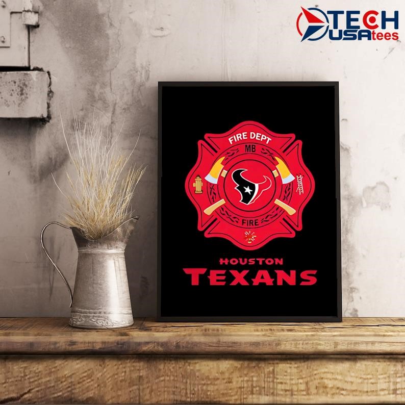 Texans Logo Fire Fire Dept Houston Astros Texans Dynamo Rockets Shirt,